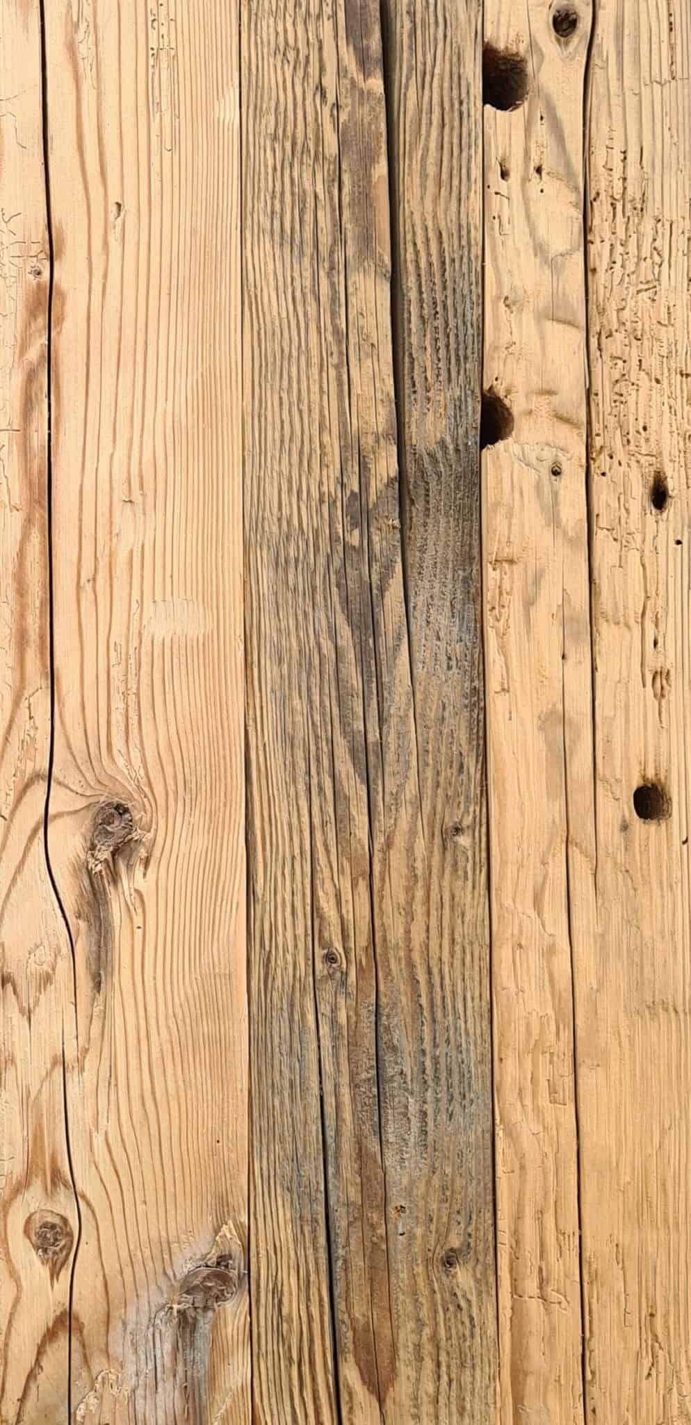 Reclaimed Fichte Wankanten Gekantrecht – Retro-Wood